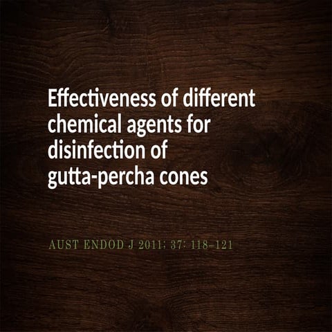 Effectiveness of different chemical agents for disinfection of.pptx
