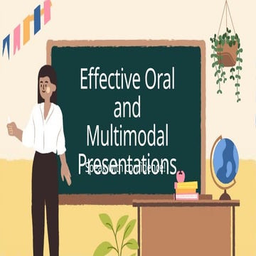 Effective Oral and Multimodal Presentations Education Presentation in ...