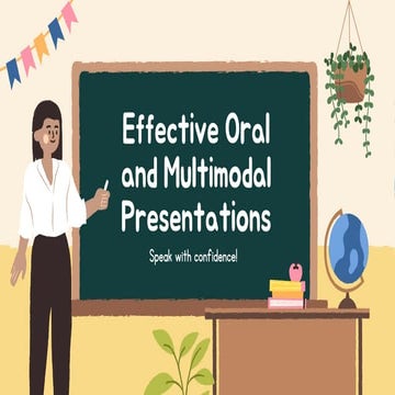 Effective Oral and Multimodal Presentations Education Presentation in ...