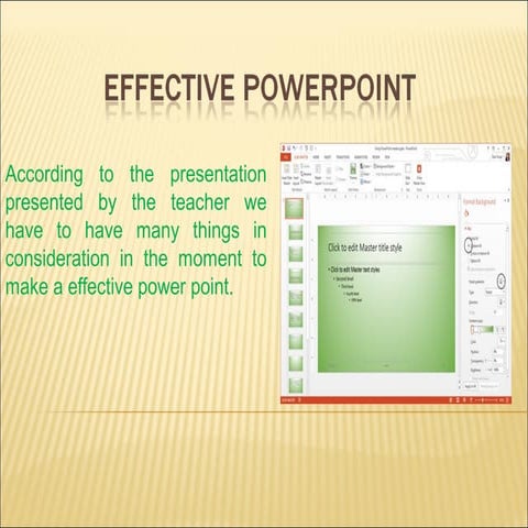Effective powerpoint | PPT