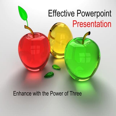 Effective powerpoint presentation | PPT