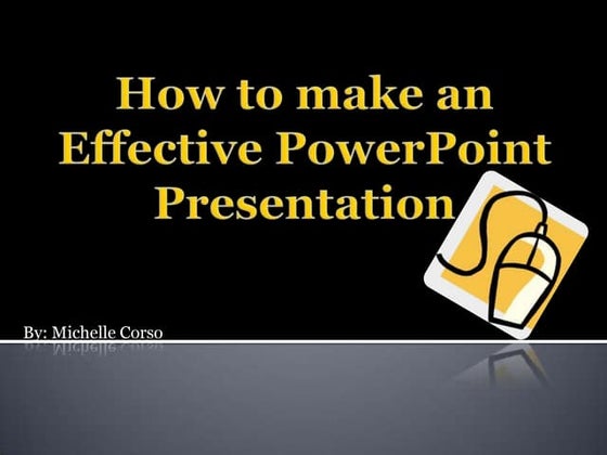 Drew's effective powerpoint presentation | PPT