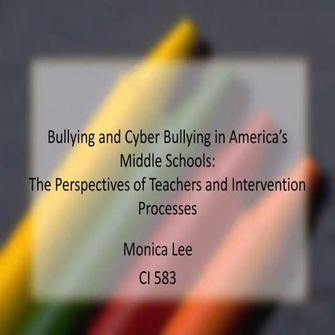 Bullying and Cyberbullying | PPT