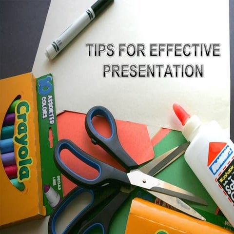 Tips for Excellent Presentation | PPT