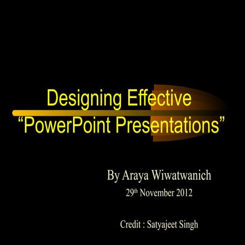 Powerful powerpoint presentation | PPSX