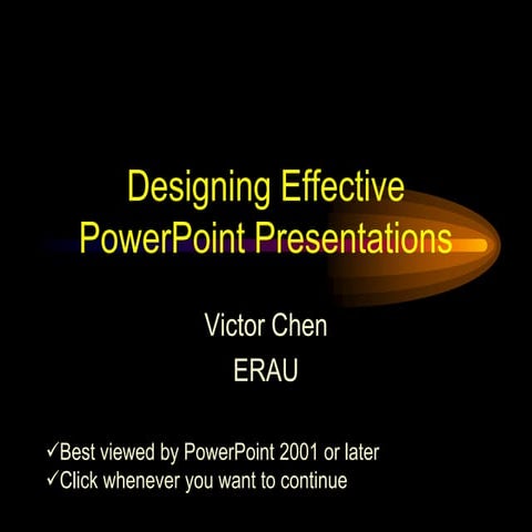 Designing Effective PPT SLides
