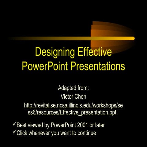 Effective presentation | PPT