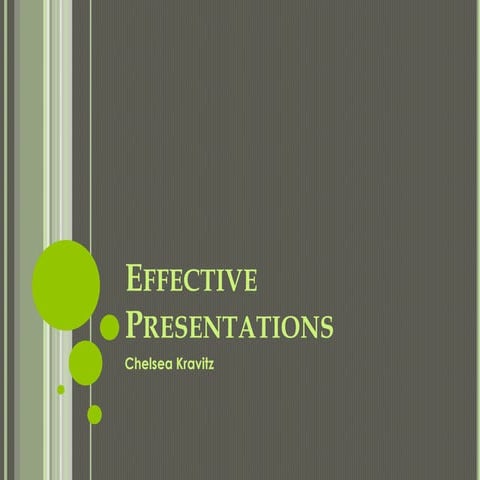 Effective presentations | PPTX