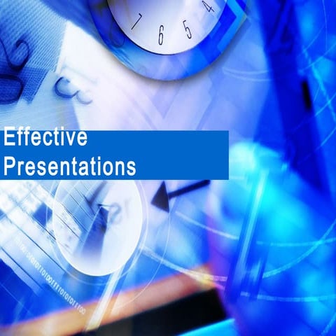 Effective presentations | PPT