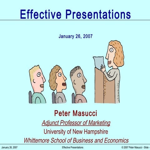 Effective presentations | PPT