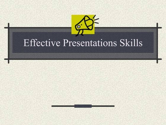 The Structure of Presentations | PPT