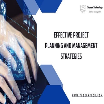 Effective Project Planning and Management Strategies | PDF | Business ...