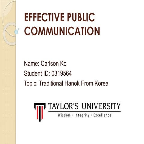 Effective public communication | PPT
