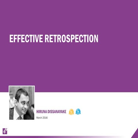 Effective Retrospection | PDF | Business Expos & Conferences | Events