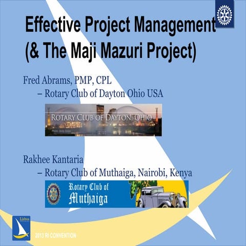 Effective rotary project_management | PPT