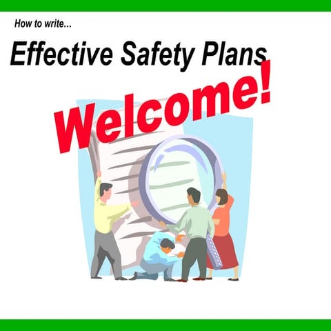 Effective safety plans | PPT