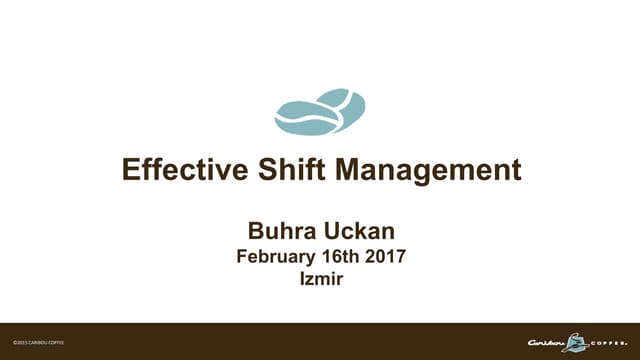 Effective Shift Management Training For Supervisors Pptx Business Business And Finance