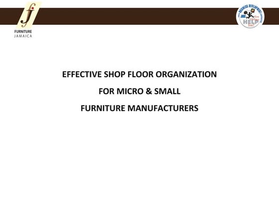 Introduction to Shop Floor management - Janaury 2017 | PPTX