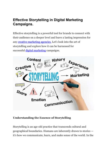 Storytelling-in-Digital-Marketing | PPTX | Marketing and Advertising ...