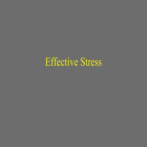 Examples on effective stress | DOC