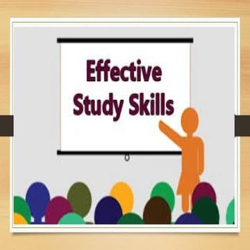 Effective study skills . How to improve your studies | PPT