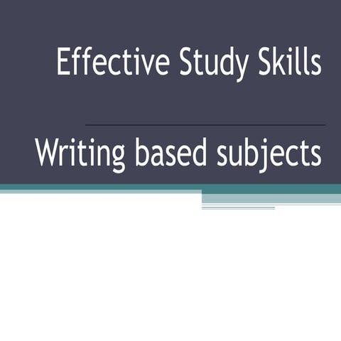 Effective_Study_Skills to improve yoru learning.ppt