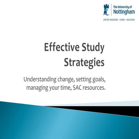 Effective study strategies | PPTX