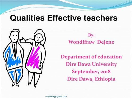 Being a teacher | PPT