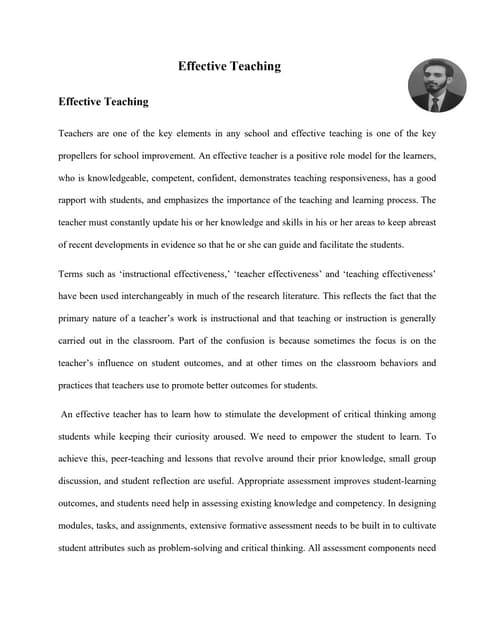 Principles of teaching | PPT