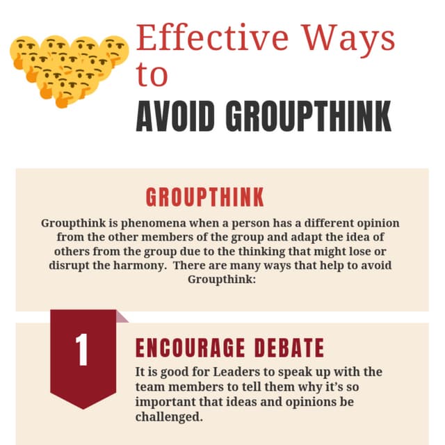 Effective ways to group think | PDF