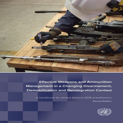 Effective weapons and ammunition, management in a changing disarmament ...