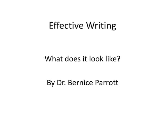 The Writing Process Powerpoint | PPT