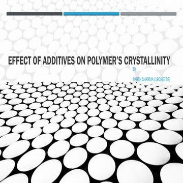 Molecular Mechanism of Crystallization and Factors Affecting Melting.pptx