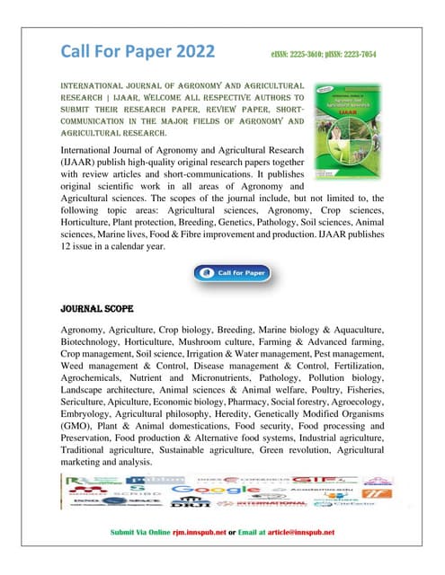 “Effect of Organic Fertilizer on the Growth Performane of Brassica rapa Under La Union ...