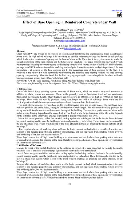 A Comparative Study on Effects of Regular and Irregular Structures ...