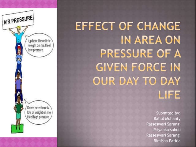 Thrust and pressure ppt | PPTX