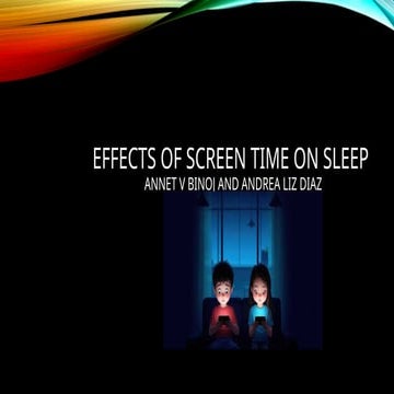 Effect of screen time on sleep in children.pptx