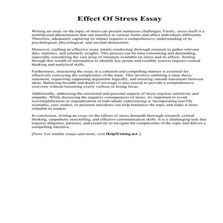 Effect Of Stress Essay.pdf