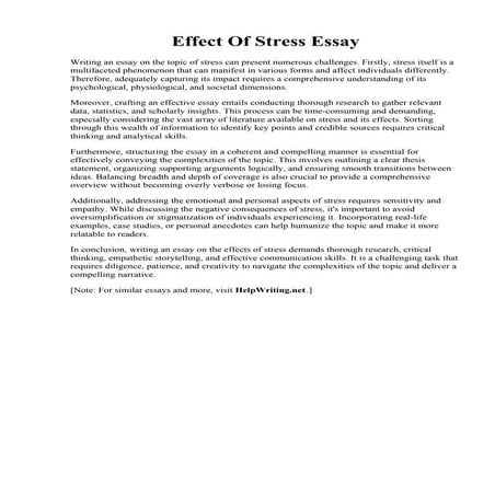 Effect Of Stress Essay.pdf