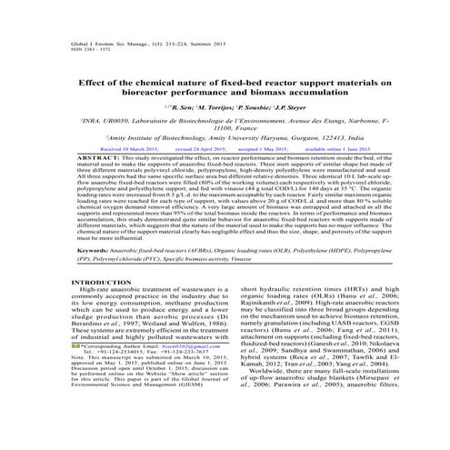 Anaerobic Baffled Reactor - A Review | PDF