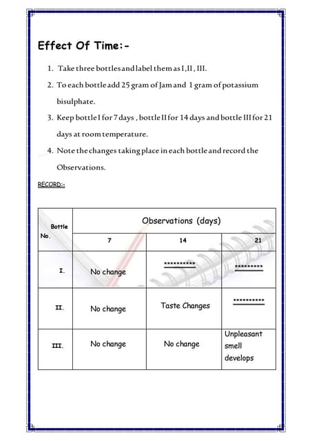 INVESTIGATORY PROJECT CLASS 12 CHEMISTRY | DOCX