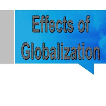 Effects-of-Globalization.pptx | Environmental Services Industry ...