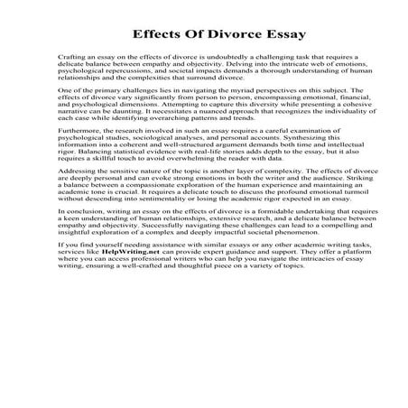 Effects Of Divorce Essay.pdf