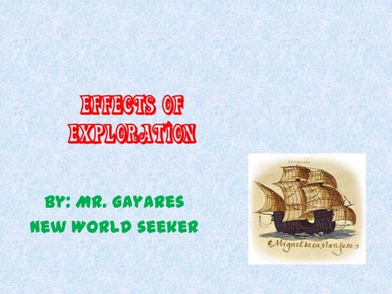 Effects of colonization | PPSX