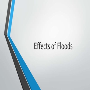 Effects of floods | PPTX