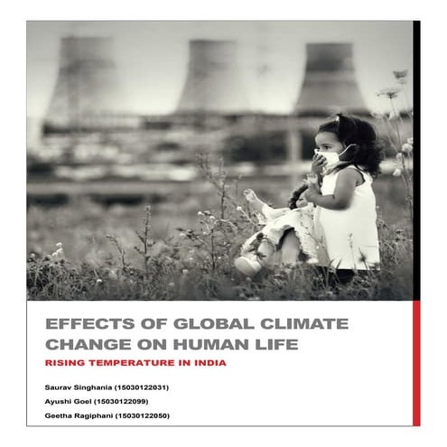 Effects of global climate change on human life | PDF