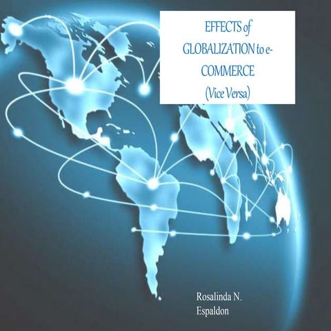 E-commerce and its impact on international trade | PPTX