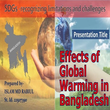 Effects of Global Warming in Banglasesh.pptx