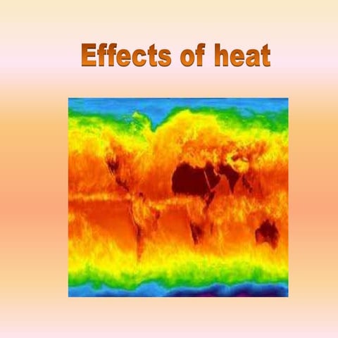 Effects of heat | PPTX