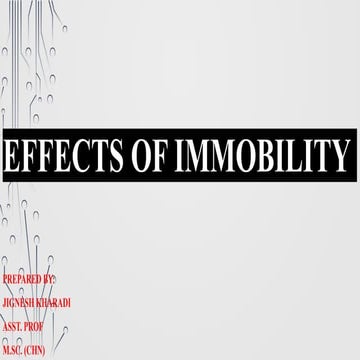 Effects of Immobility. pptx | PPTX